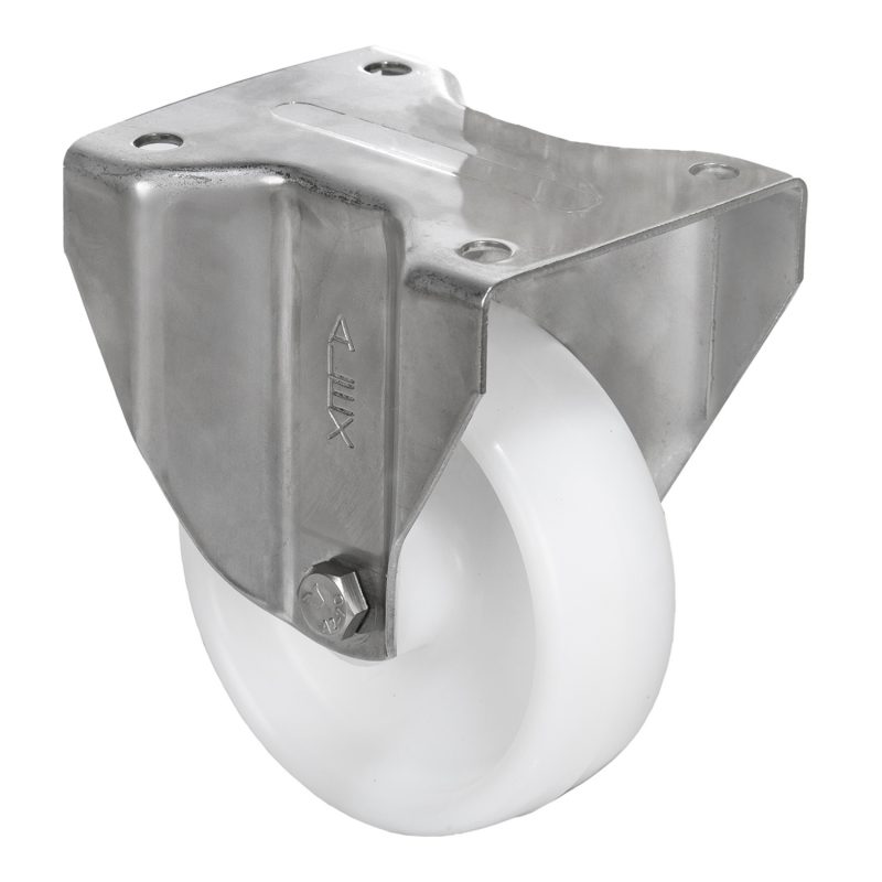Stainless Steel Casters White Polypropylene wheel 132-882 lb 60-400 kg ...