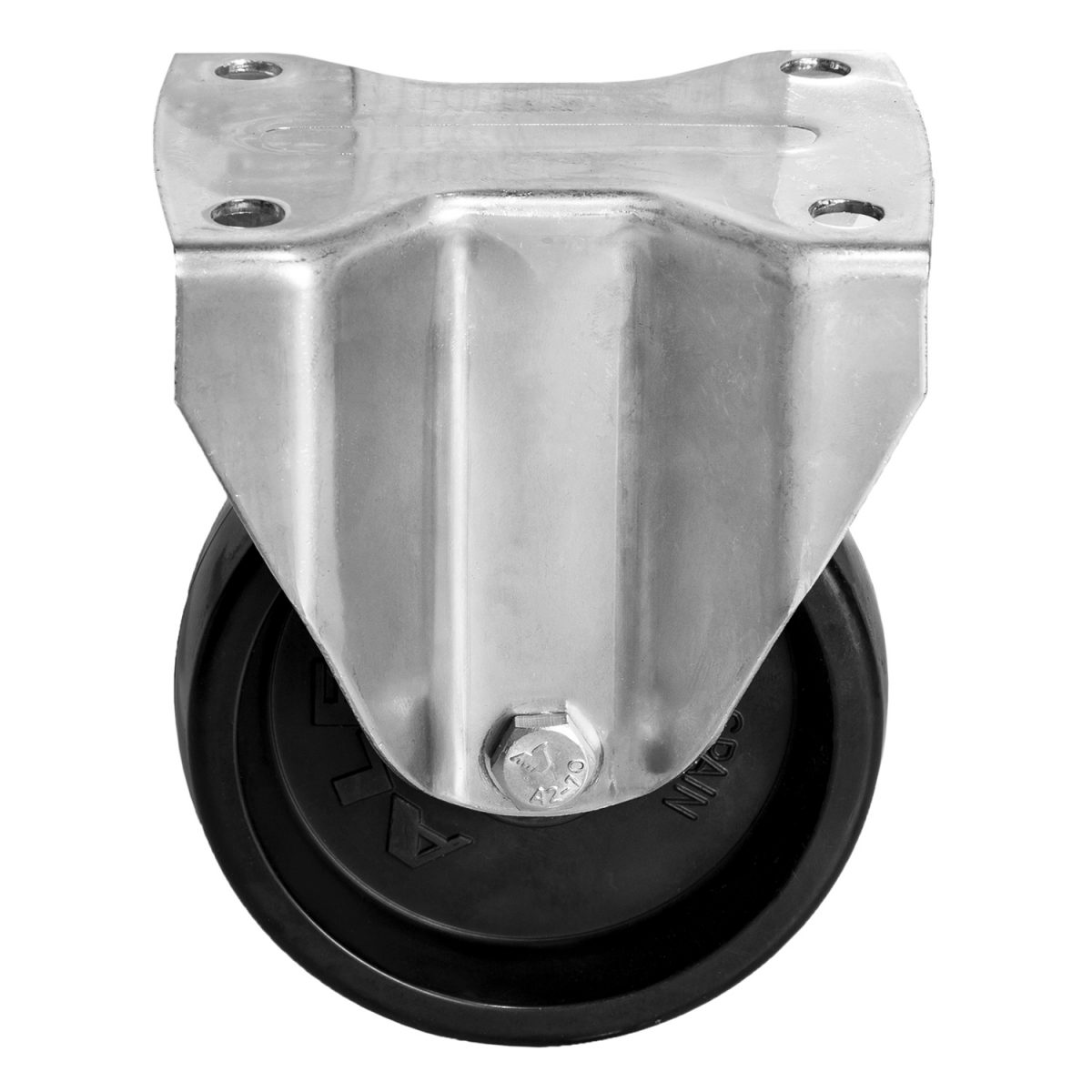 Fixed Mount Temperature Reinforced resin Caster Stainless steel ...